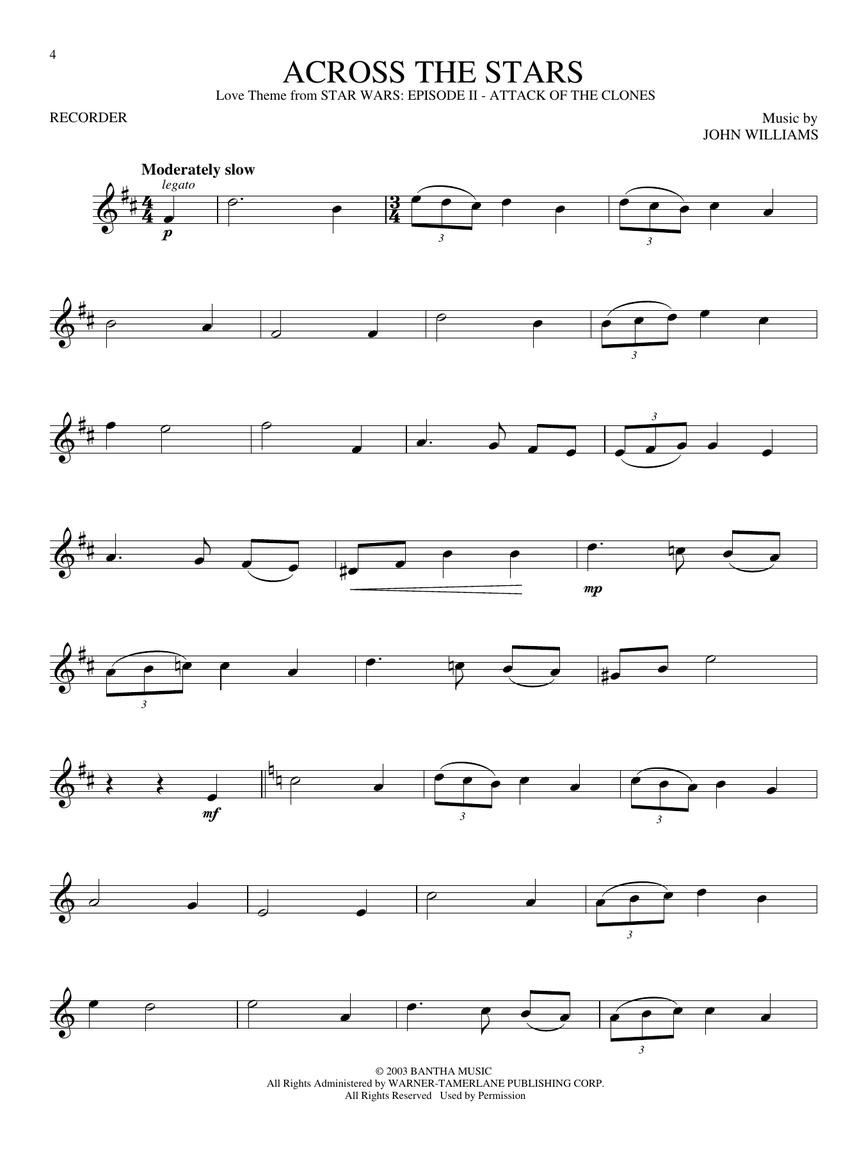 Star Wars - Recorder - Linton-MILANO Music