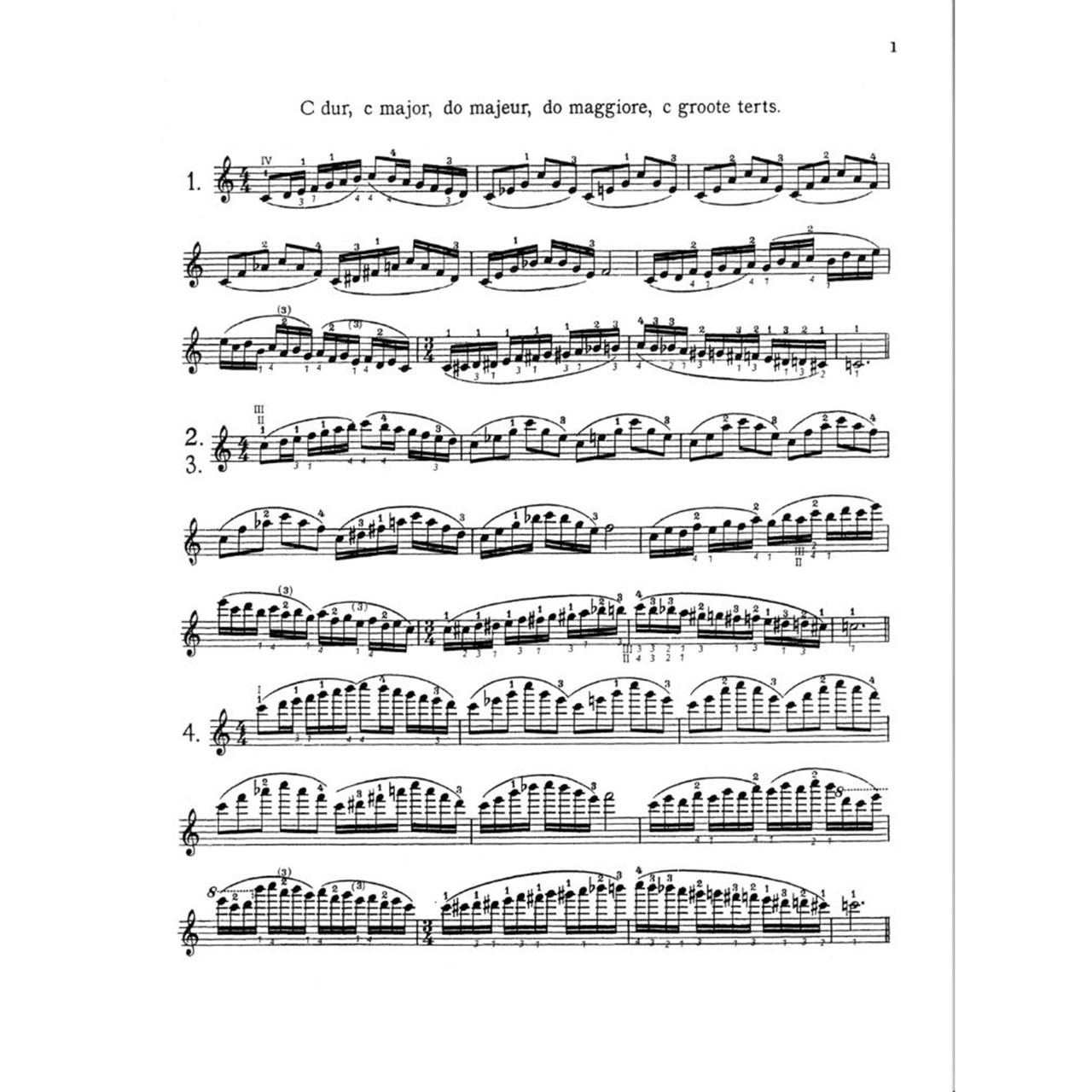 Carl Flesch Scale System - Linton-MILANO Music