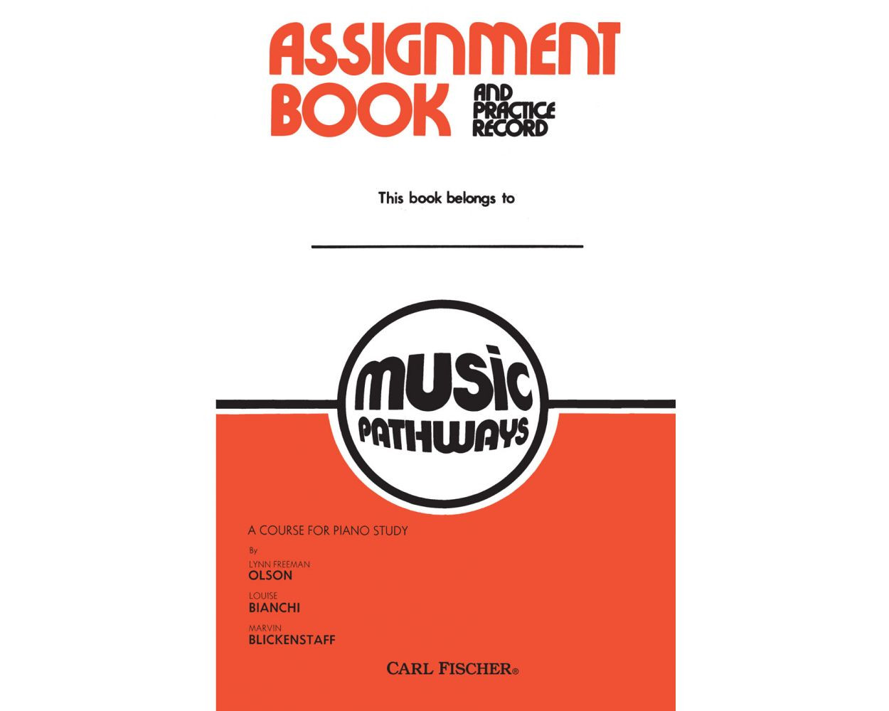 Assignment Book and Practice Record - Linton-MILANO Music