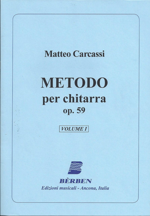Carcassi - Method for Guitar, Op. 59, Volume 1 - Linton-MILANO Music
