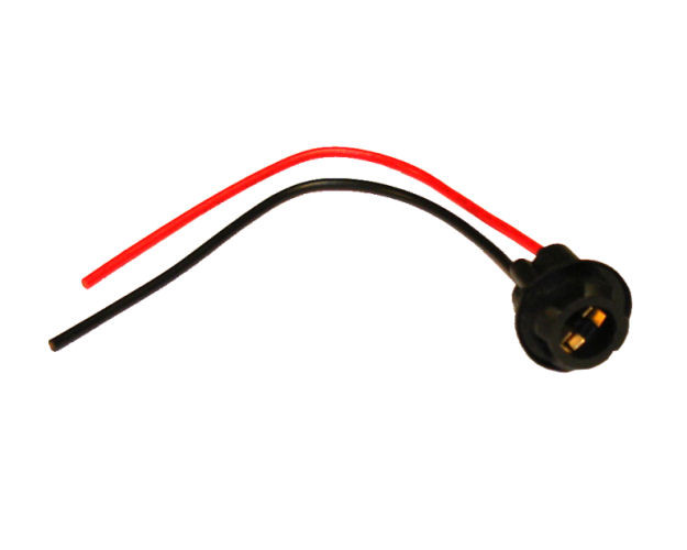 Bulb Socket w/ Pigtail Wire Leads for 194 type (T10) Bulbs - plastic or ...