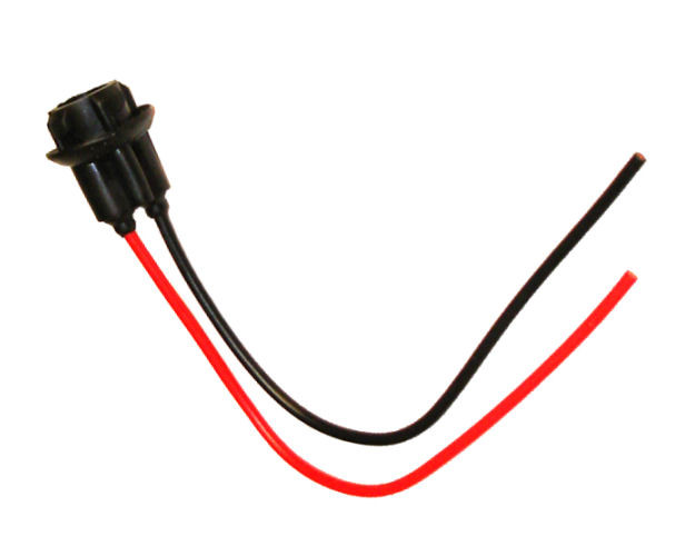 Bulb Socket w/ Pigtail Wire Leads for 194 type (T10) Bulbs - plastic or ...