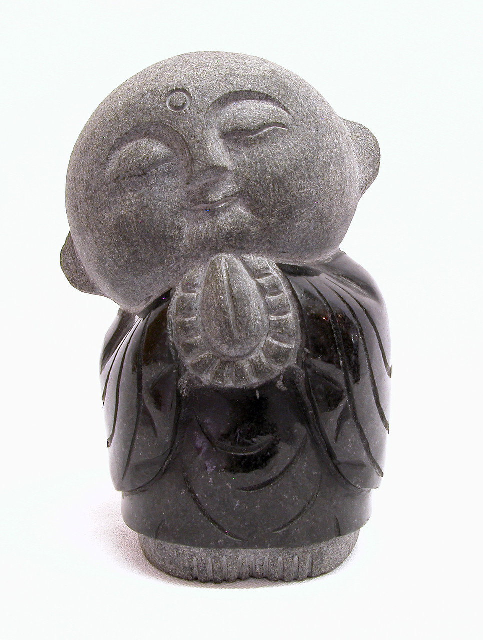 Black Granite Jizo 6 Inches