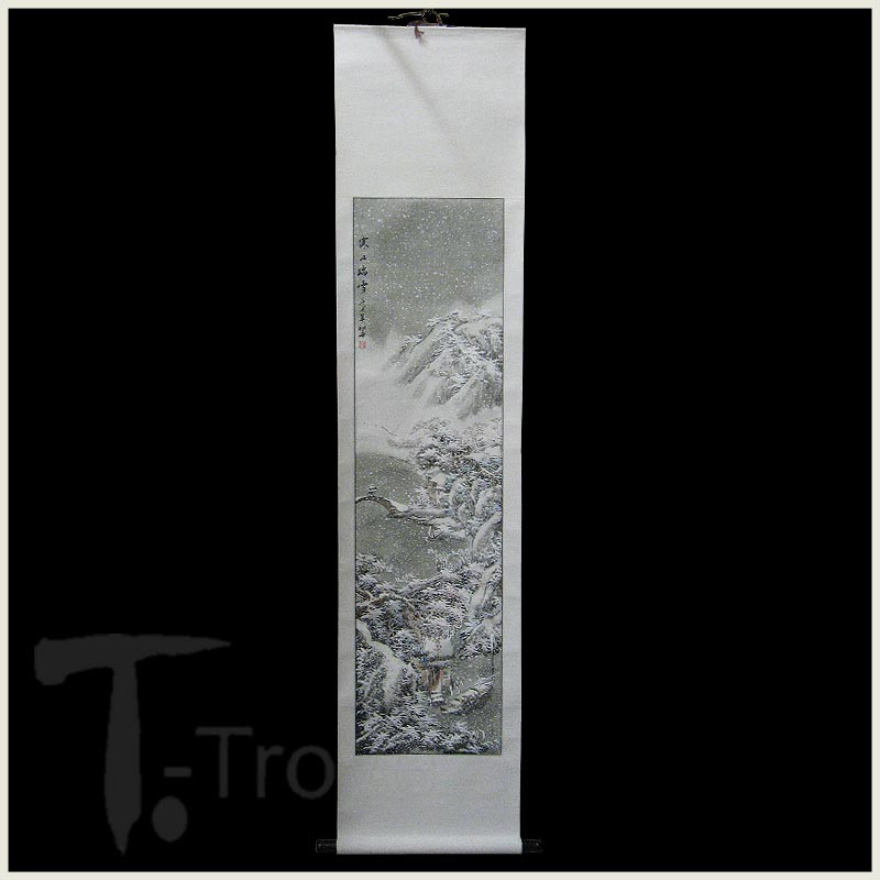 Winter Village Scroll
