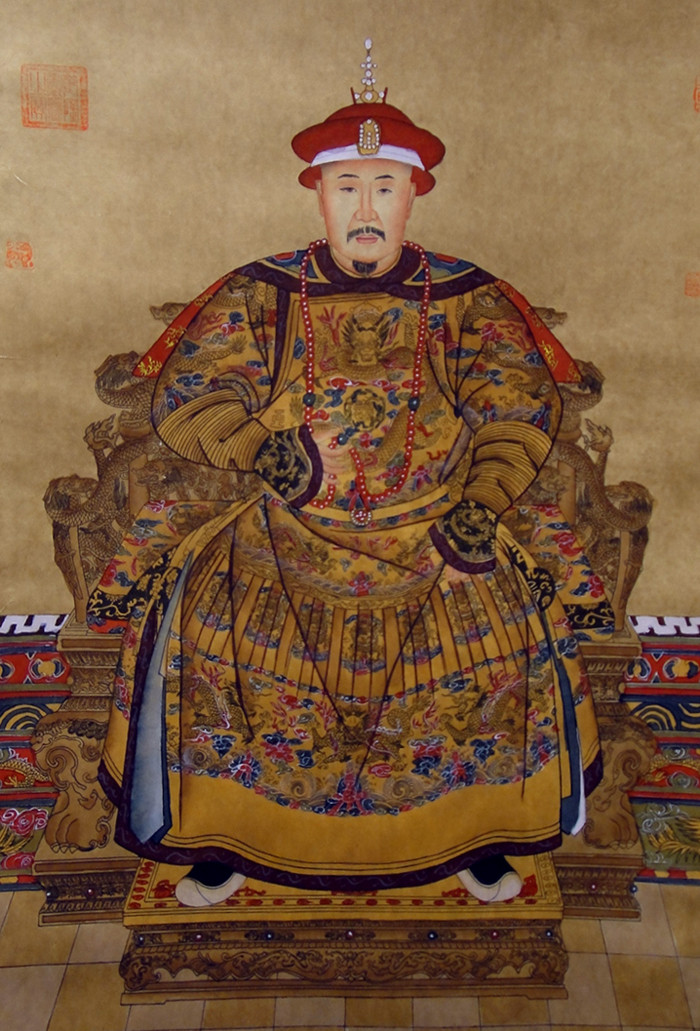 Emperor and Empress Scroll Set
