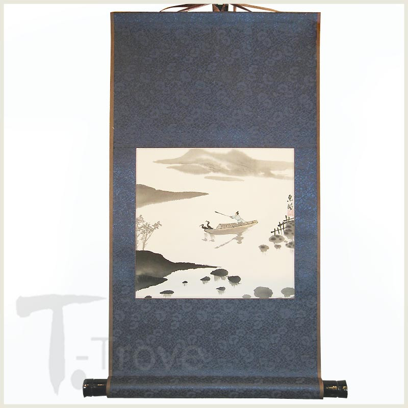 Lotus Fish Scroll 5