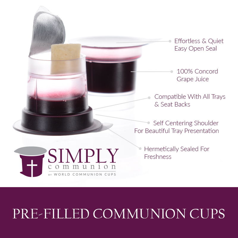Simply Communion Cups | Communion Cups and Wafers | Prepackaged ...