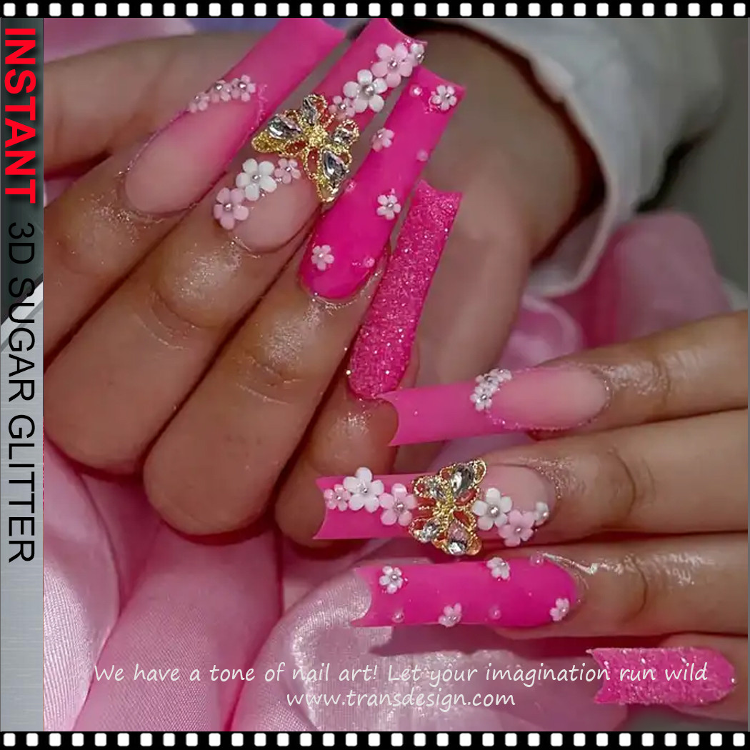 GLITTER 3D SUGAR Barbie Pink 5g. - TDI, Inc