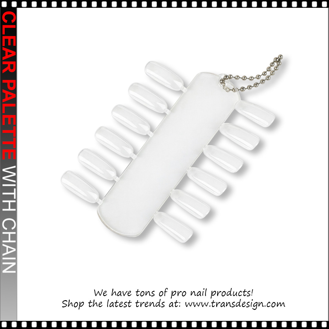 Clear Color Palette With Chain - TDI, Inc