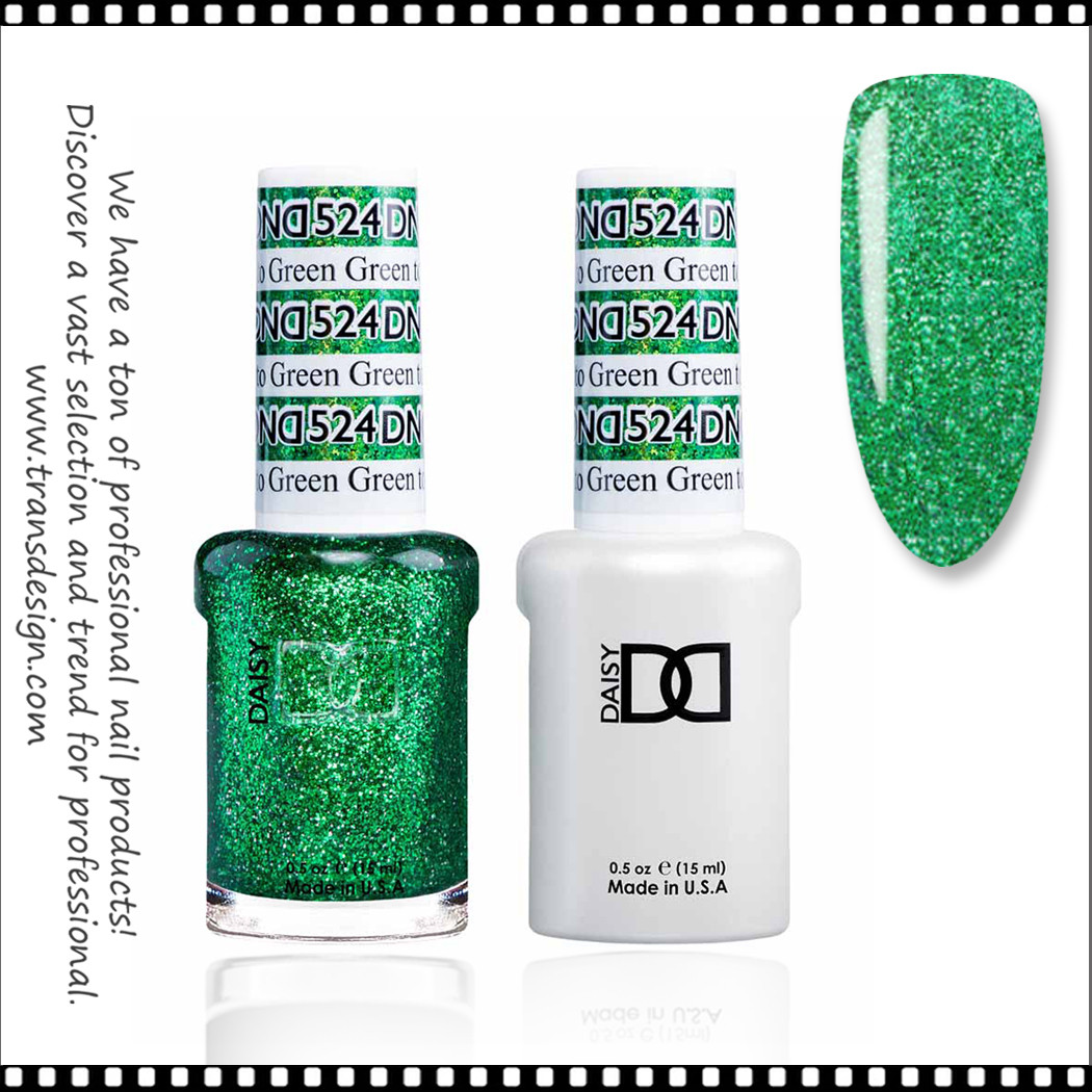 DND DUO GEL Color Green to Green #524 - TDI, Inc