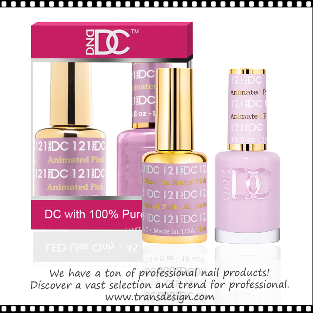 DC Gel Polish Duo - #121 Animated Pink - TDI, Inc
