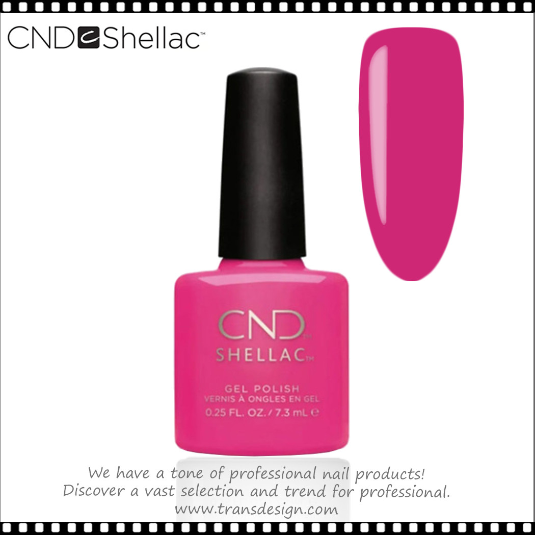 CND SHELLAC Hot Pop Pink 0.25oz. - TDI, Inc