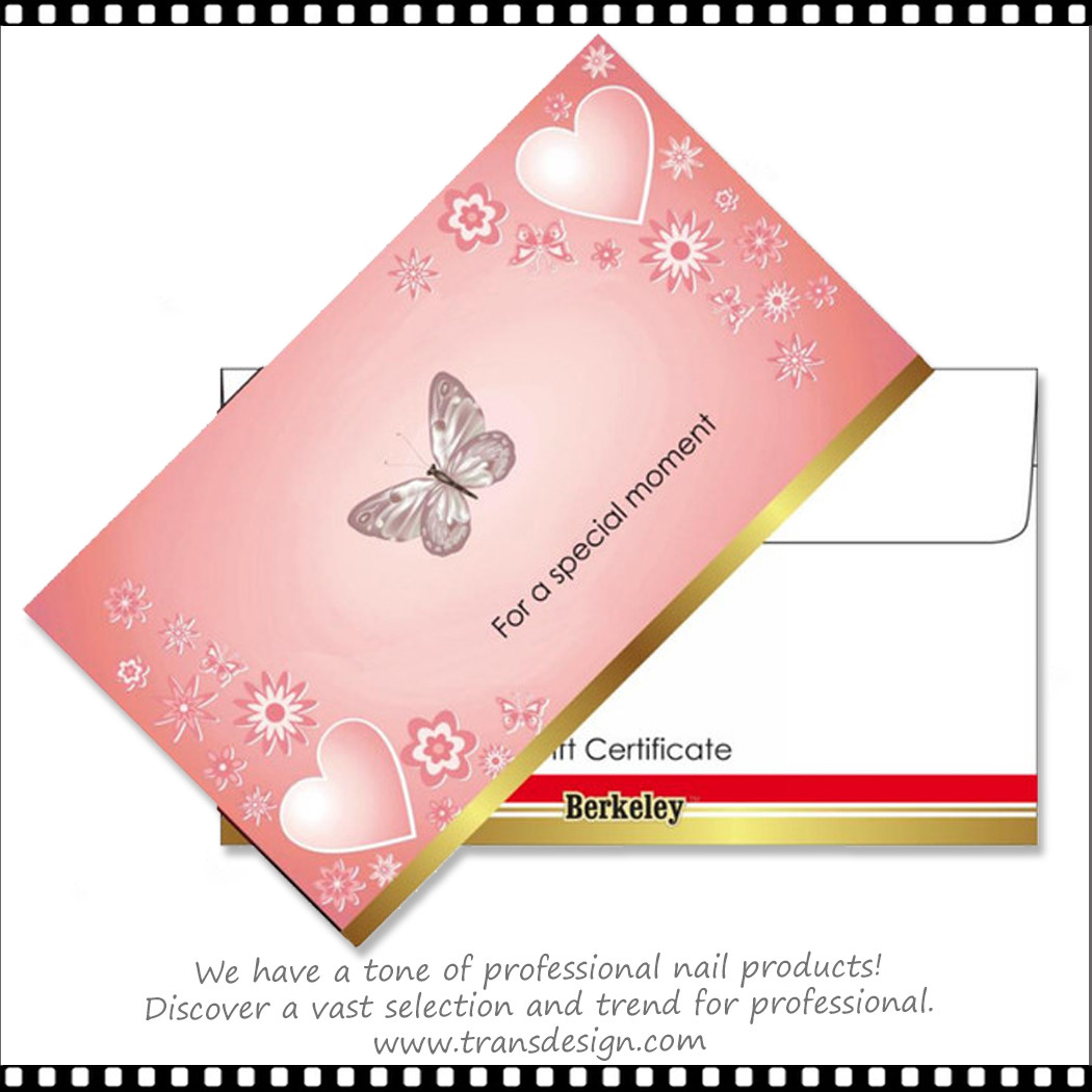 Matching Envelope for Gift Certificate | Design 08. 50 envelopes/bags ...