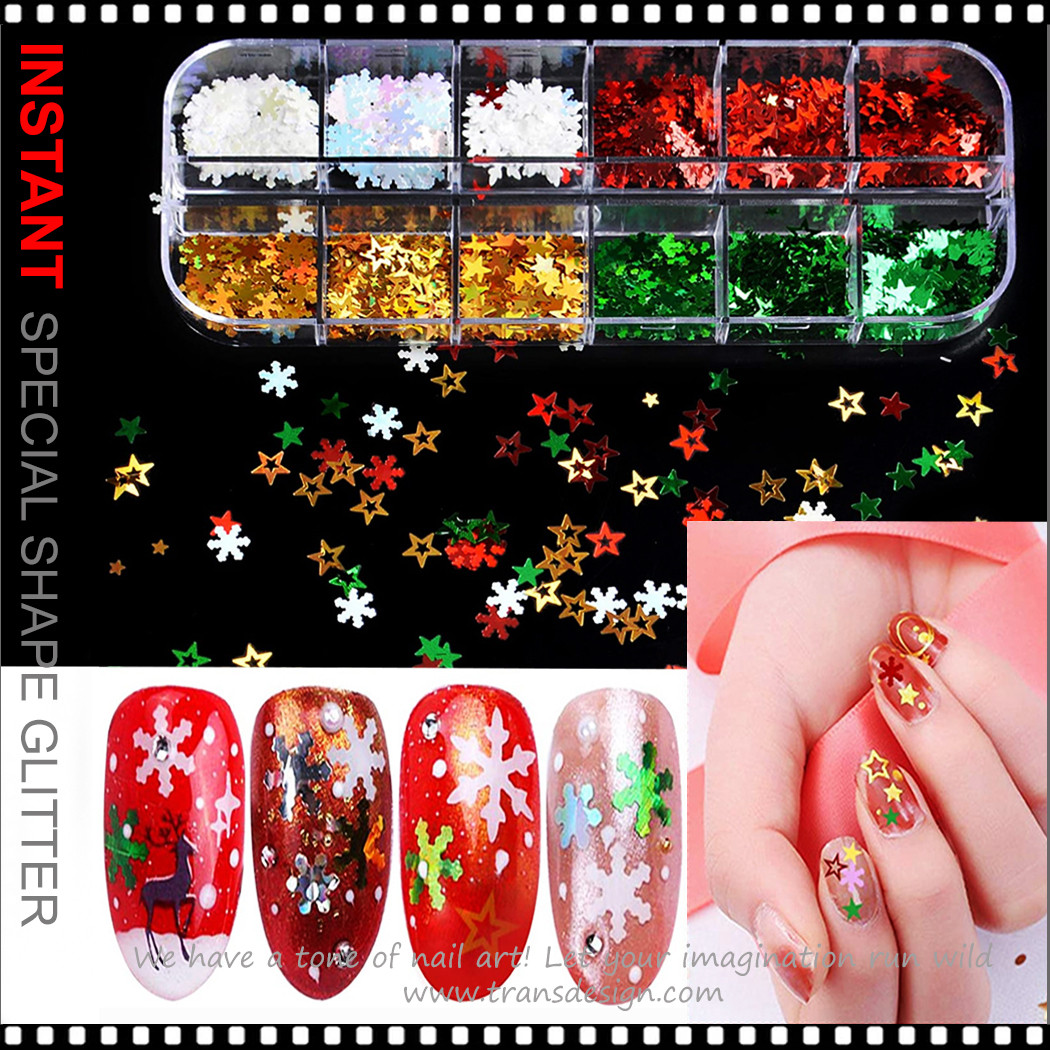 INSTANT GLITTER Assorted Star & Snowflake Case - TDI, Inc