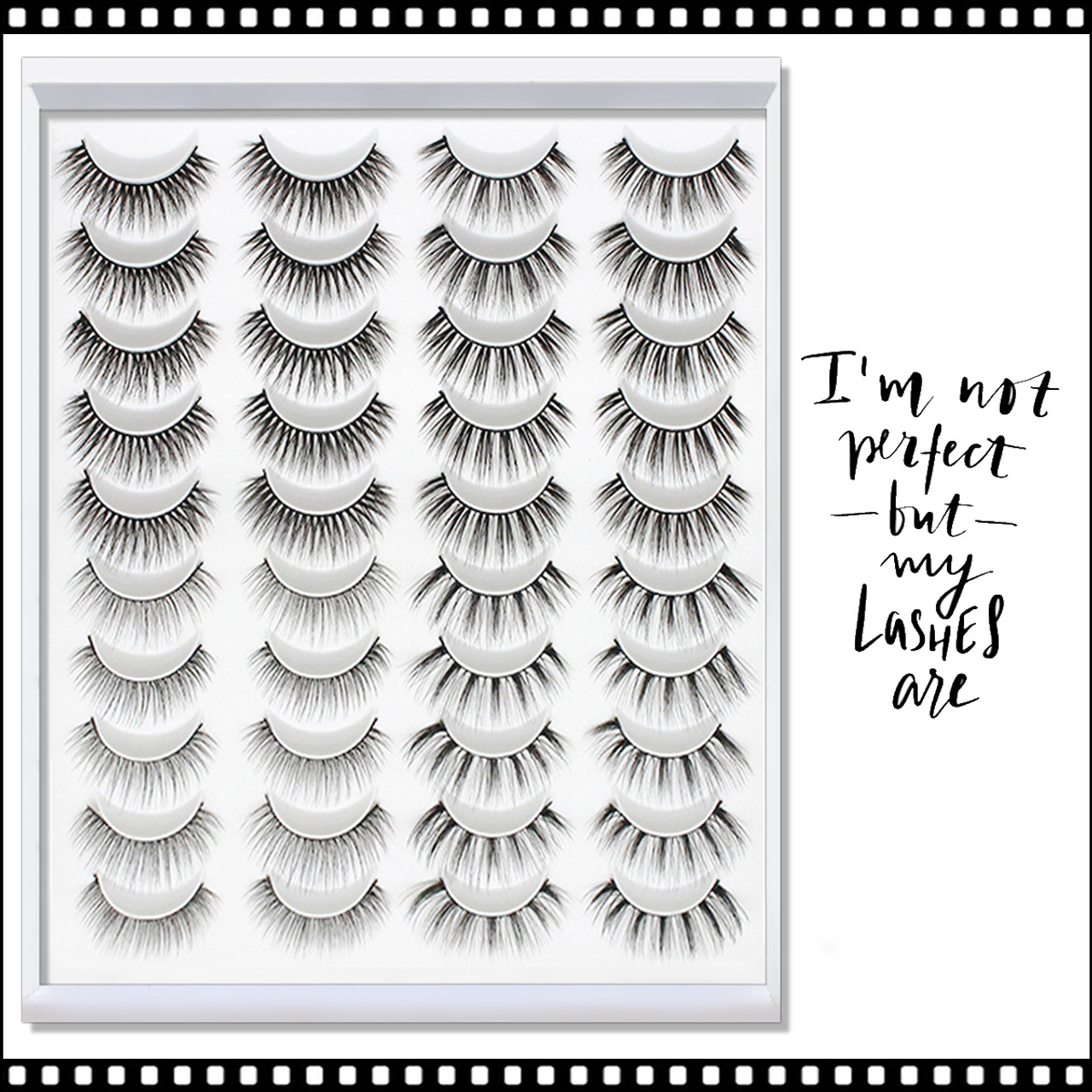 Instant Eyelash Open Eye Styles C Curl Multi Sizes And Volume Wispy