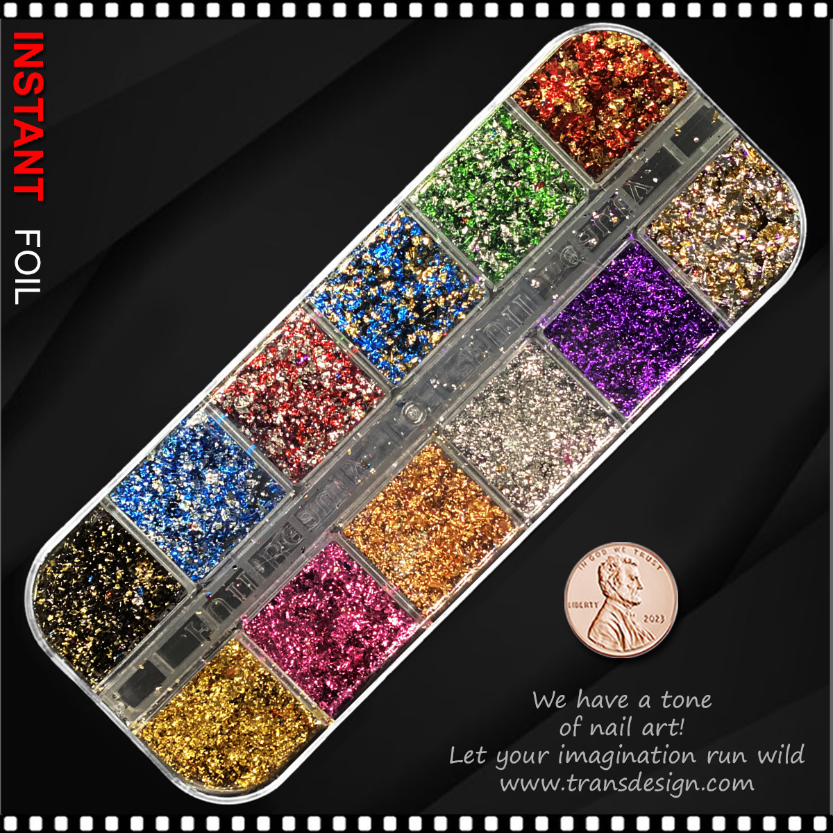 INSTANT FOIL Chopped, Assorted Color Case - TDI, Inc
