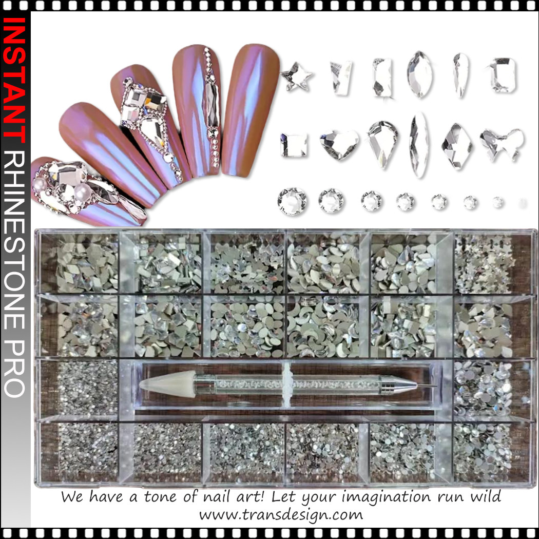 RHINESTONE PRO. Sparkling Mixed Shapes - TDI, Inc