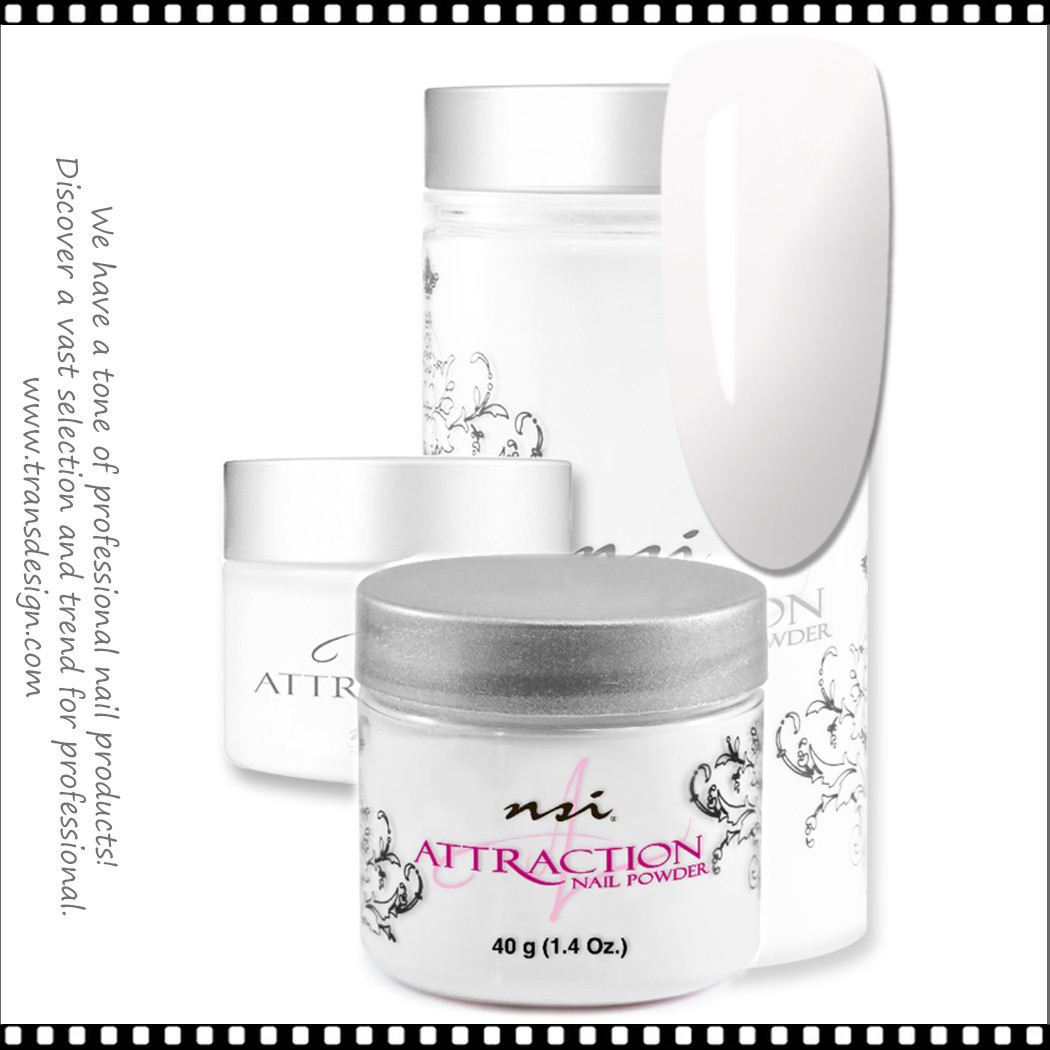 NSI Attraction Acrylic Powder Radiant White 1.4oz - TDI, Inc