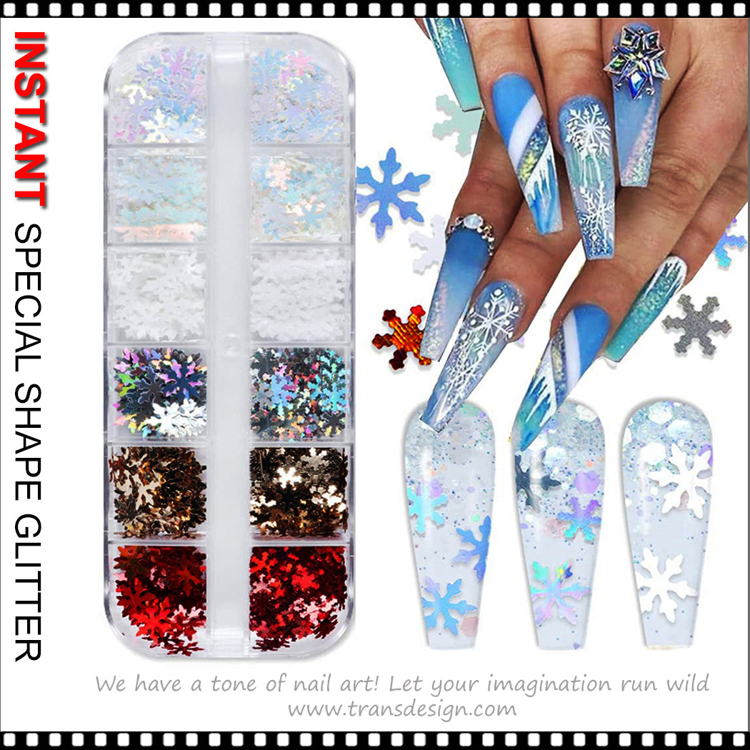 INSTANT GLITTER Assorted Snowflake Case - TDI, Inc