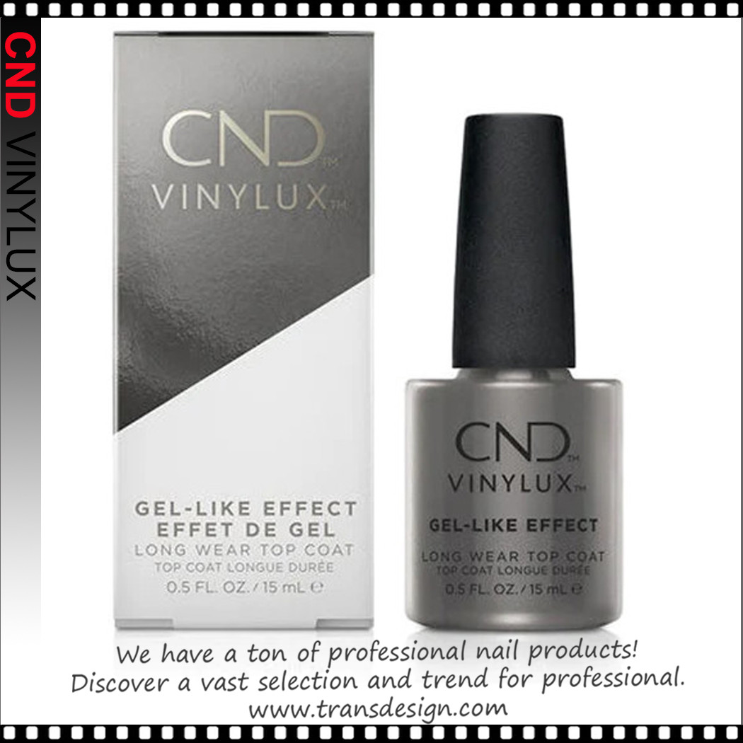 CND VINYLUX - Gel-like Effect Top Coat 0.5oz - TDI, Inc