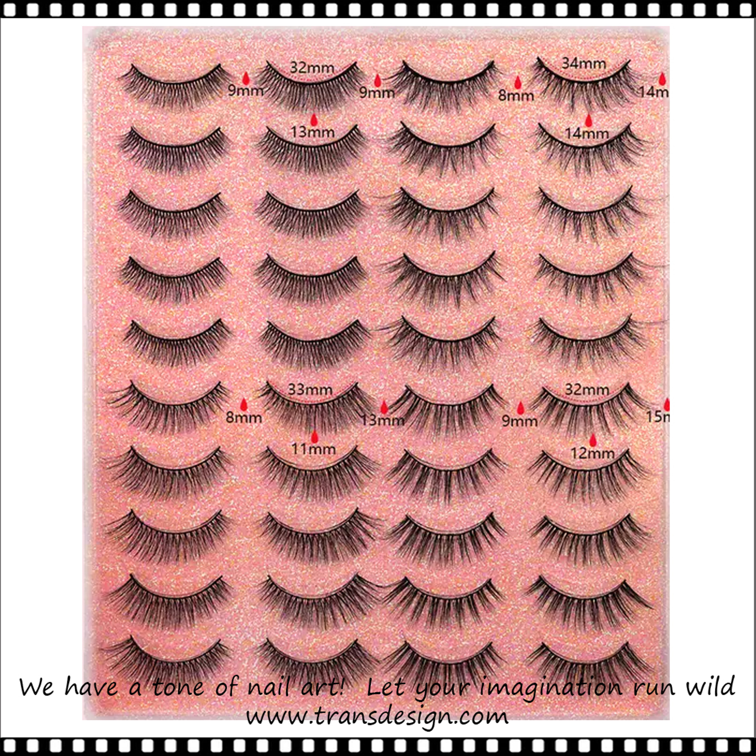 Eyelashes 6d Fluffy Mink Natural Looking 20 Pairs Fx187 3 Tdi Inc