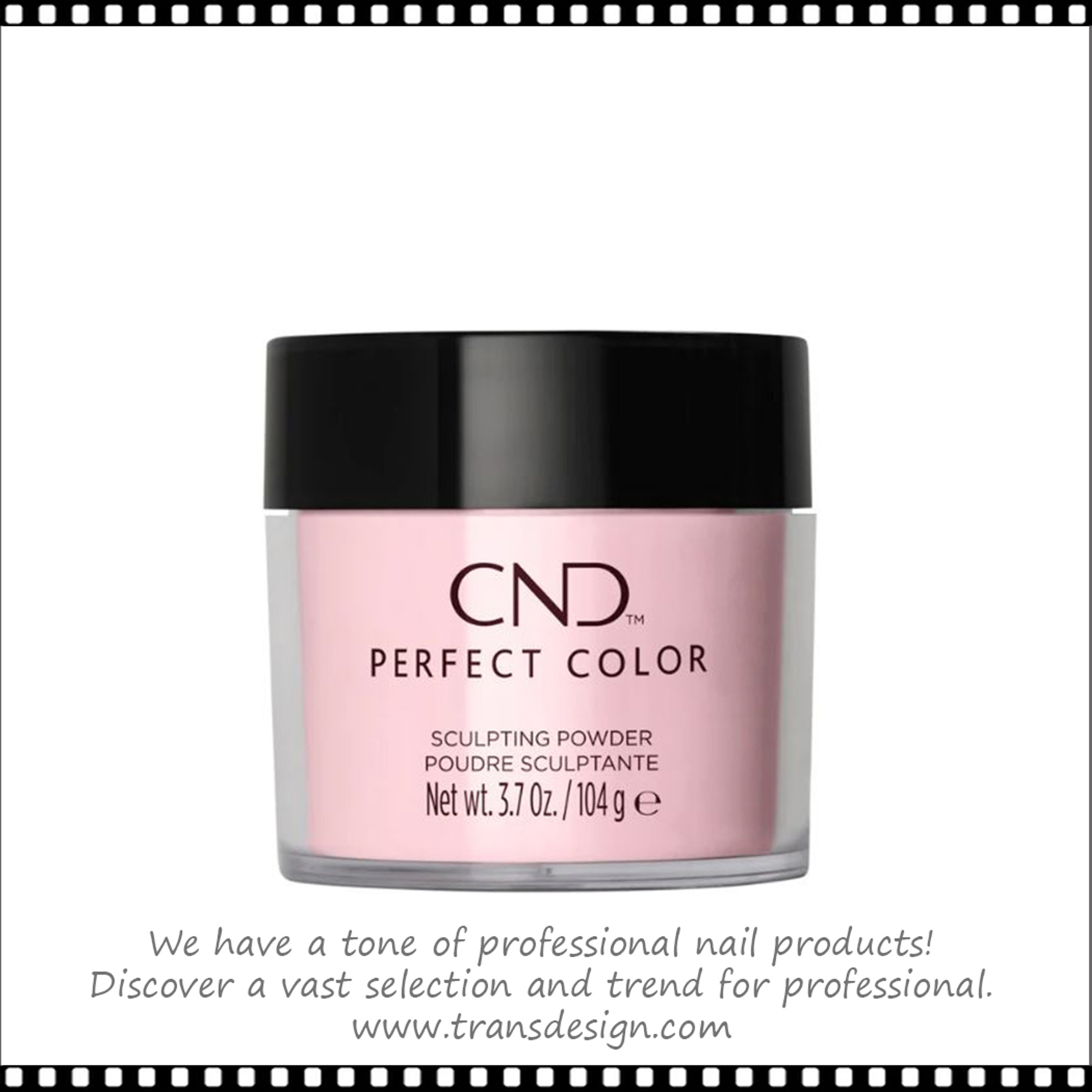 CND POWDER Perfect Color Medium Cool Pink 3.7oz - TDI, Inc