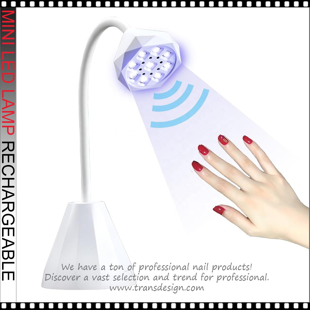 UV LED Nail Lamp with Smart Sensor, Portable Rechargeable Mini Lotus ...