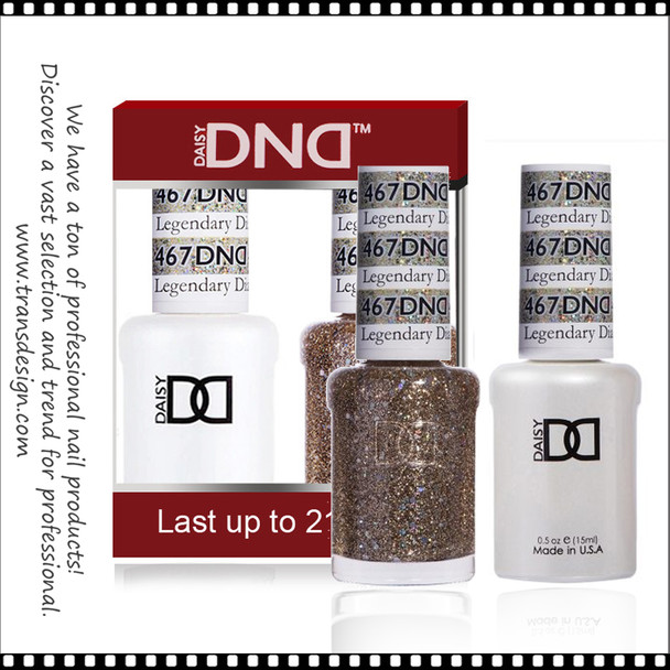 DND Gel Polish Duo - #467 Legendary Diamond - TDI, Inc