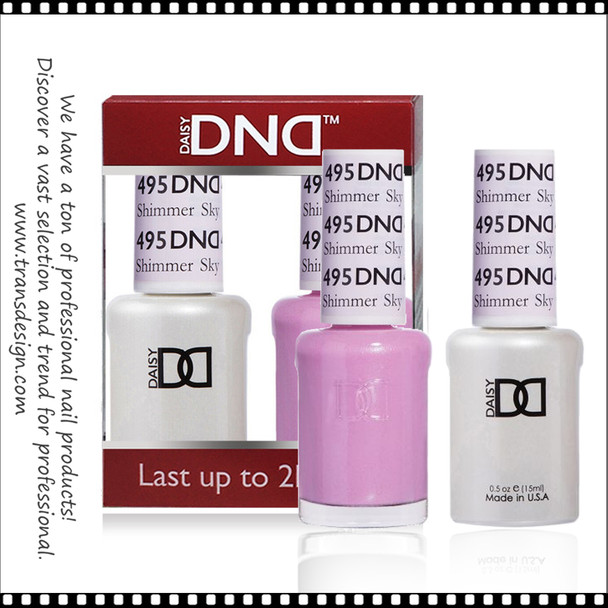 DND Duo Gel - Shimmer Sky #495 - TDI, Inc