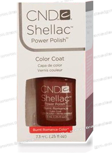 CND SHELLAC Burnt Romance 0.25oz. - TDI, Inc