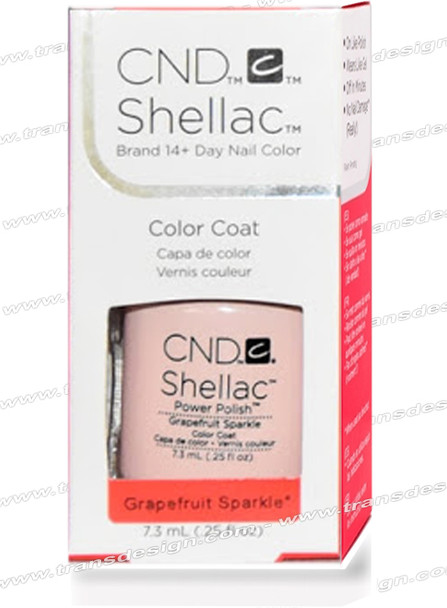 CND SHELLAC Grapefruit Sparkle 0.25oz. - TDI, Inc