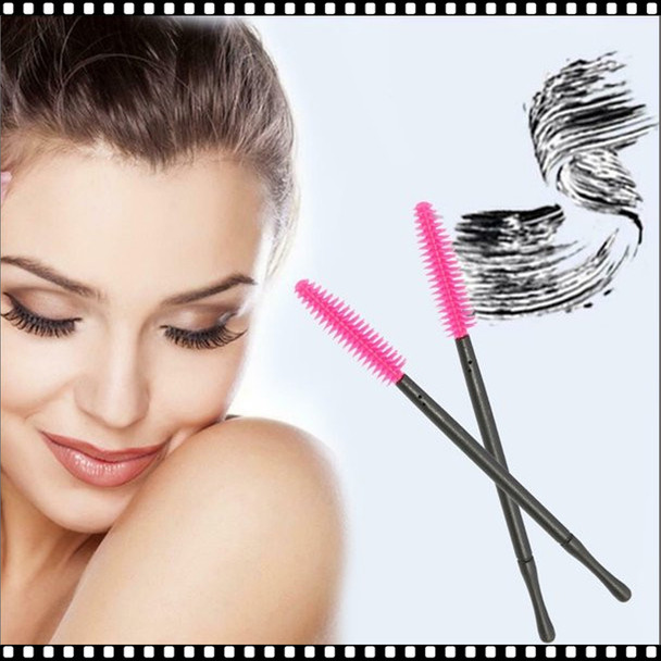 SILICONE Mascara Brush Comb Pink 10/Pack - TDI, Inc