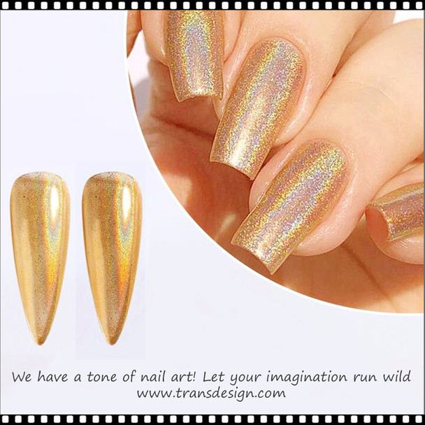 GELISH Chrome Stix Gold Holographic 5g. #1168196 - TDI, Inc