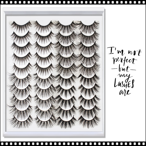 Instant Eyelash Doll Eye C Curl Multi Sizes And Volumes Fluffy