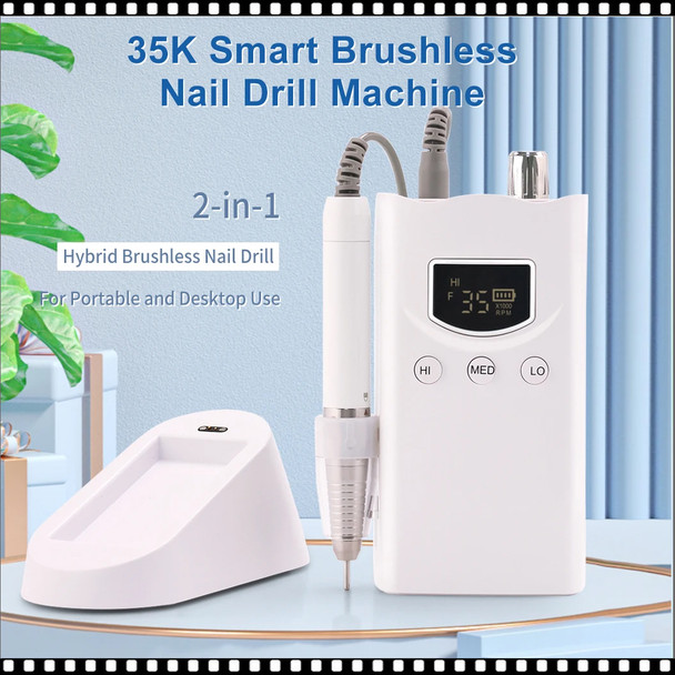 INSTANT SMART Professional Drill 35,000 RPM. White - TDI, Inc