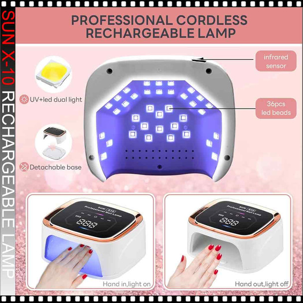 SUN S-10 Rechargeable LED Lamp 108 Watt. White - TDI, Inc