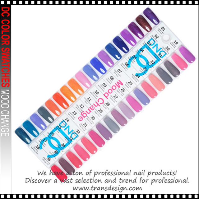 DC MOOD CHANGE Color Swatches, 36 Colors - TDI, Inc