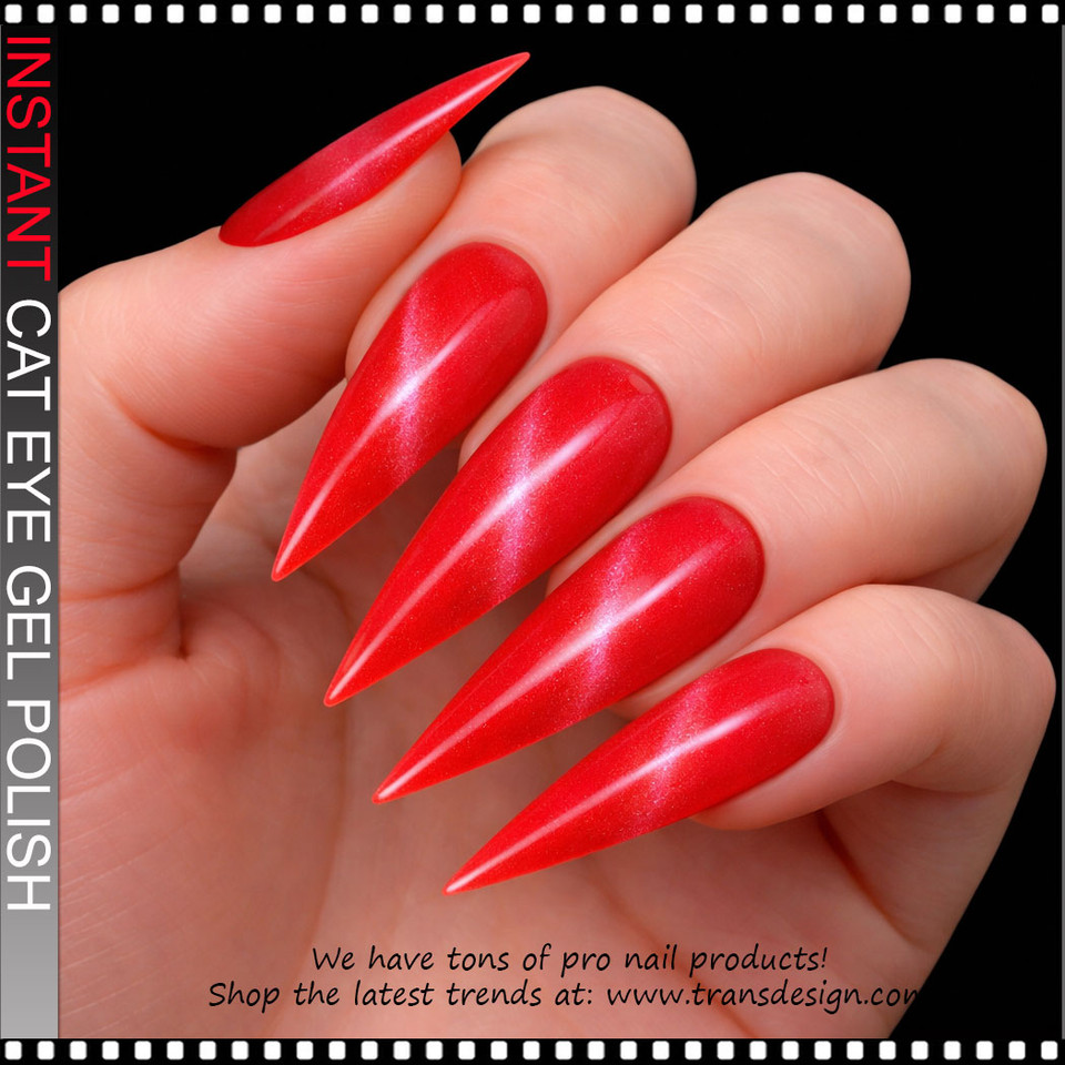 INSTANT CAT EYE GEL Deep Red Pink - TDI, Inc