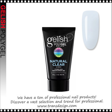 GELISH PolyGel - Natural Clear (Sheer) 2oz. - TDI, Inc