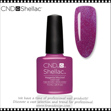 CND SHELLAC Magenta Mischief 0.25oz. - TDI, Inc