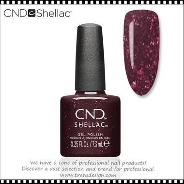 CND SHELLAC Poison Plum 0.25oz - TDI, Inc