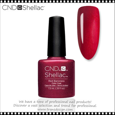 CND SHELLAC Red Baroness 0.25oz. - TDI, Inc