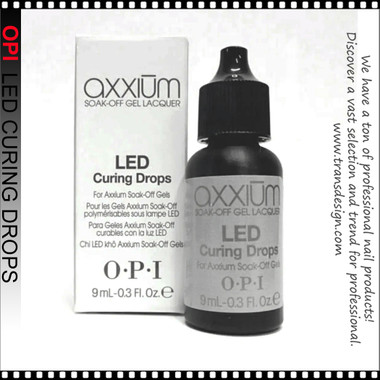 OPI Axxium S/O Led Curing Drop 0.3 ox. - 9ml - TDI, Inc