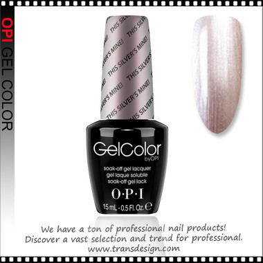 OPI GELCOLOR This Silver's Mine! GCT67* - TDI, Inc