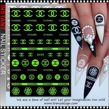 NAIL STICKER Luminous, Brands Name CC #D020YG - TDI, Inc
