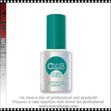 COLOR CLUB Matte-ified Gel Top Coat 0.5oz.* - TDI, Inc