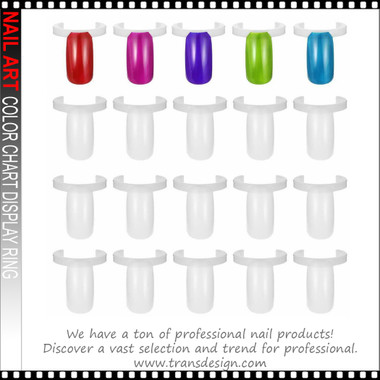 NAIL ART Color Chart Nail Display Ring 50/Pack - TDI, Inc