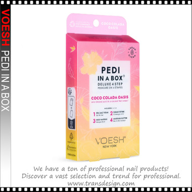 VOESH-Pedi in a Box Deluxe 4 STEP Coco Colada Oasis - TDI, Inc