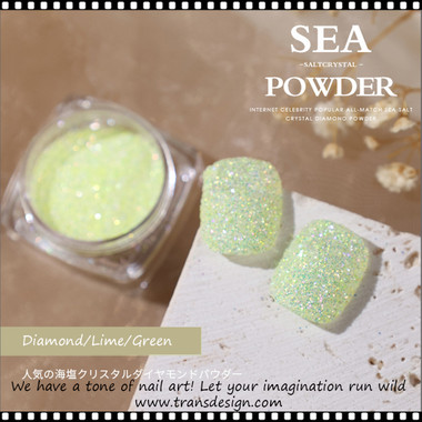 GLITTER Aurora Sea Salt Diamond, Lime & Green 4g. - TDI, Inc