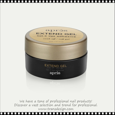 APRES Extend Gel Gel-X Tips Adhesive Jar 0.5oz. - TDI, Inc